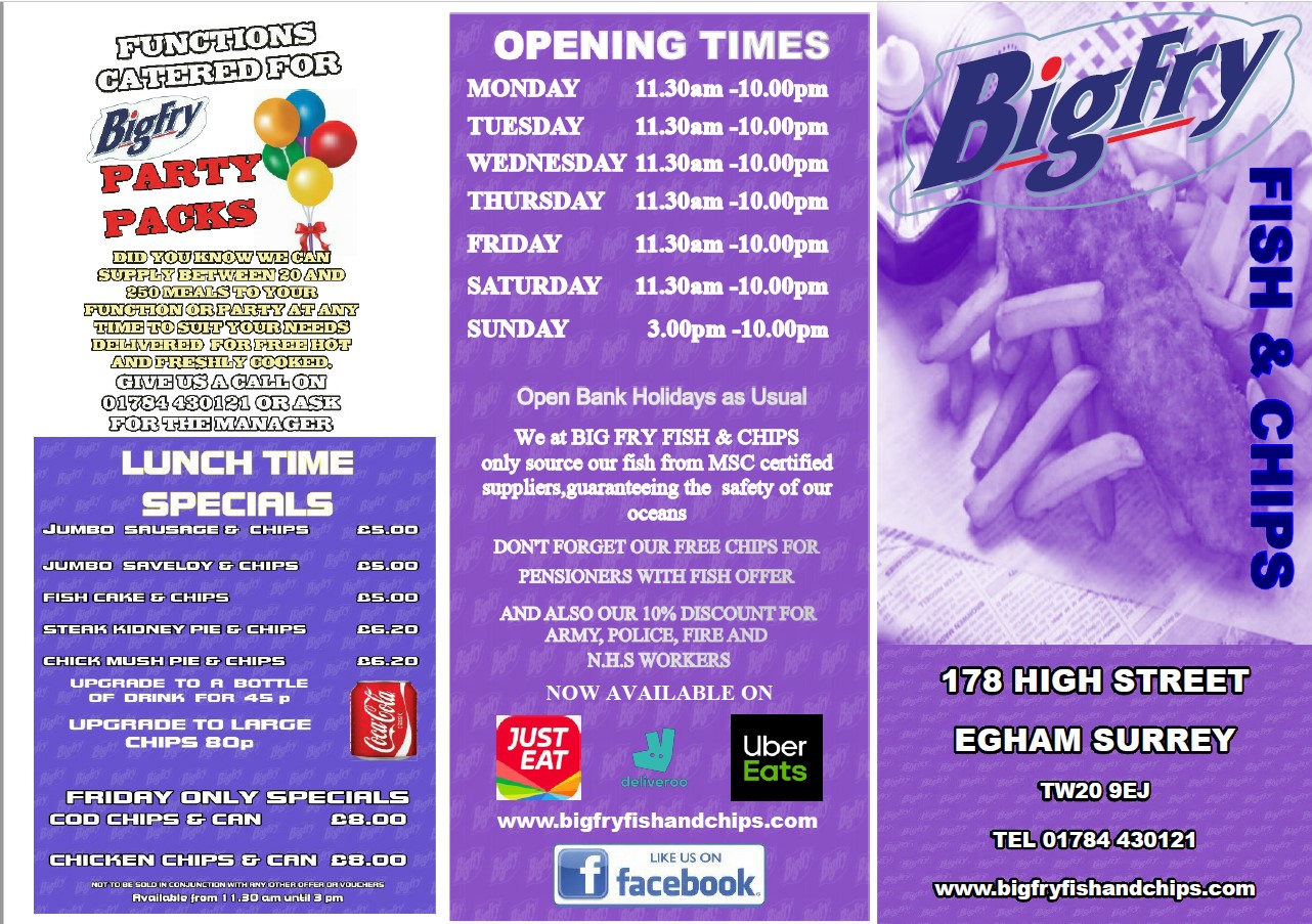 Egham - Big Fry Fish & Chips