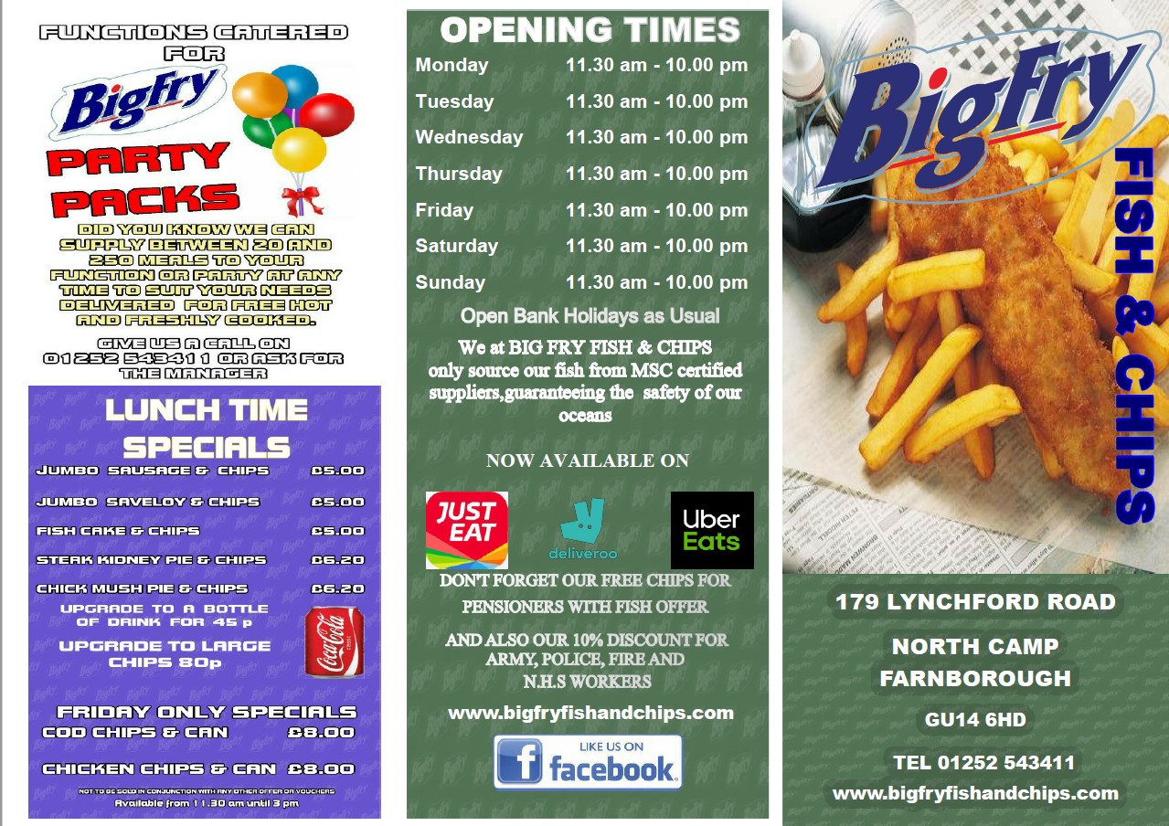 North Camp, Farnborough - Big Fry Fish & Chips